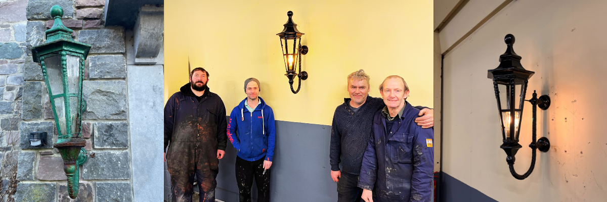 Reviving History: The Restoration of Vintage German Wall Lights by Har