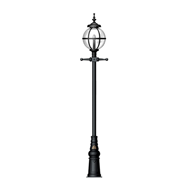Victorian globe lamp post in cast iron 3.28m (H202) | Harte Outdoor ...
