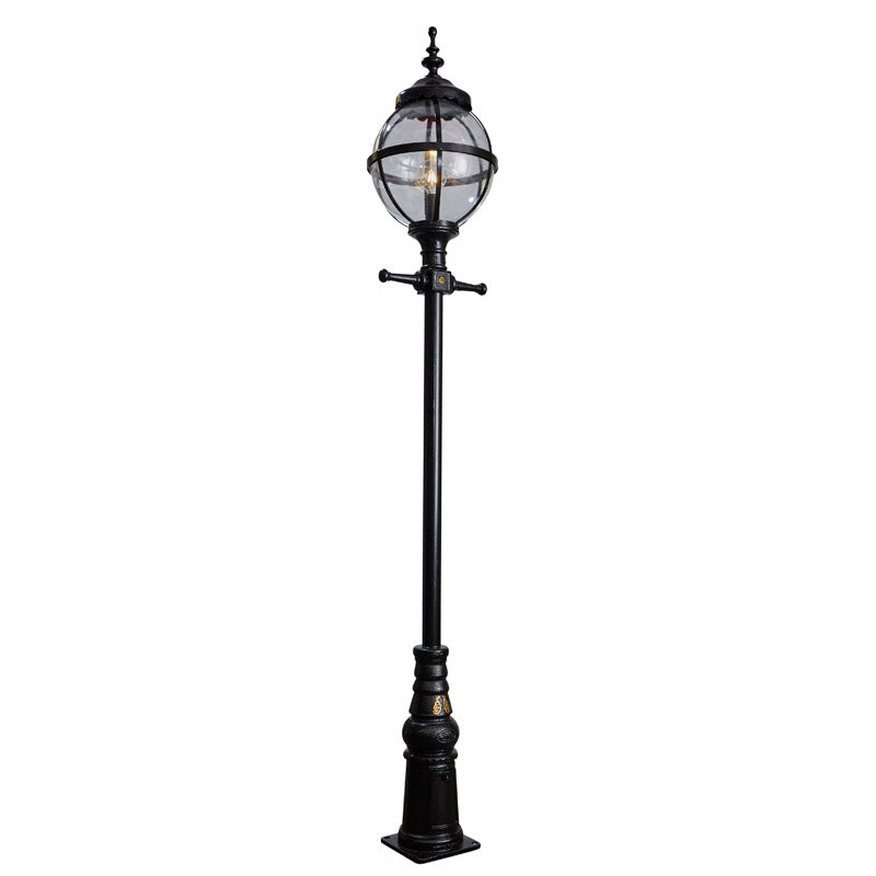 Victorian globe lamp post in cast iron 3.28m (H202) | Harte Outdoor ...