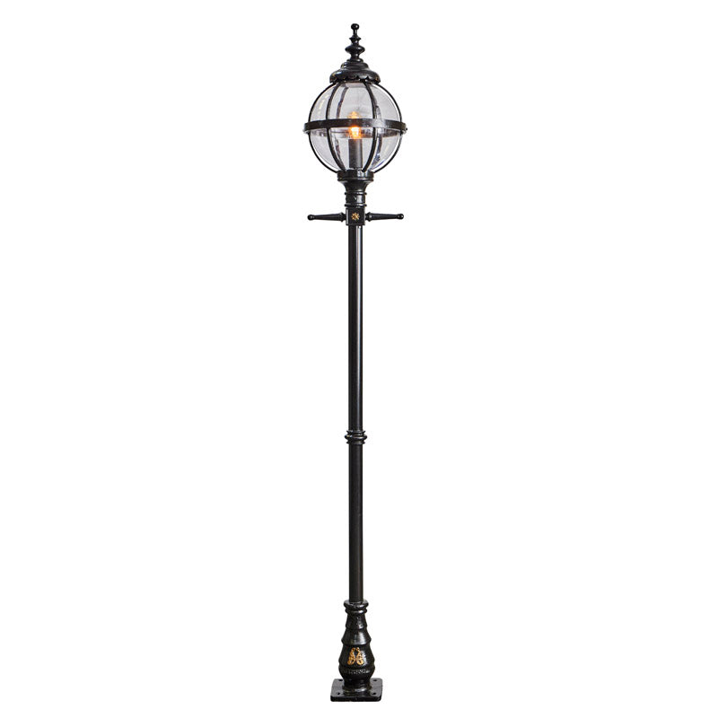 Victorian globe lamp post in cast iron 2.7m | Exterior Lamps